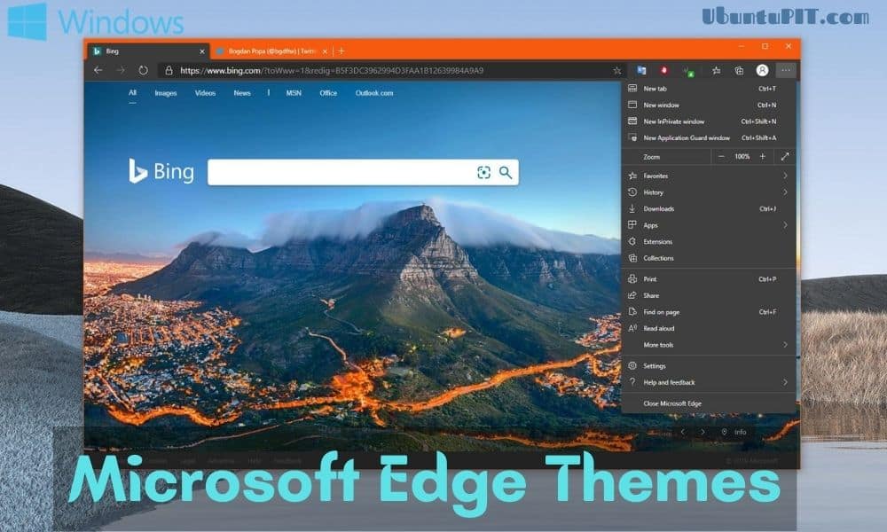 Microsoft Edge Themes Aesthetic