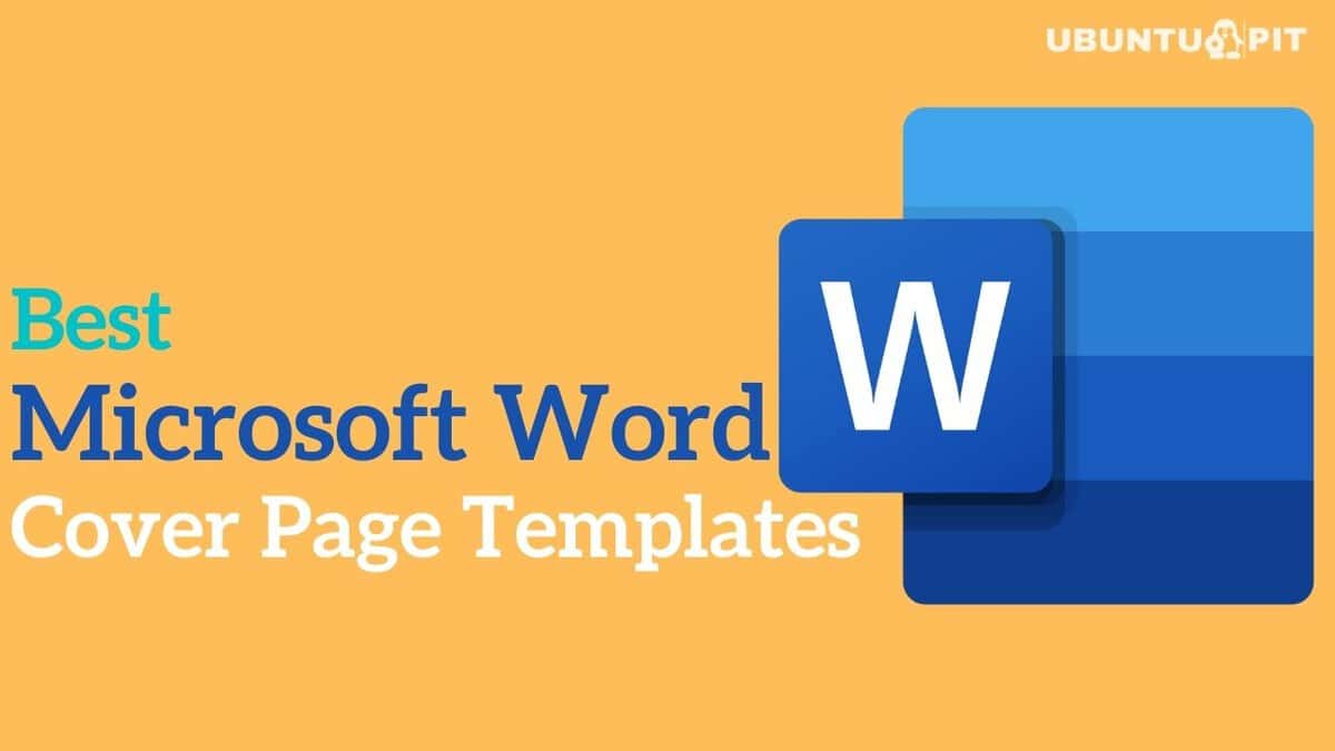 Top 15 Best Microsoft Word Cover Page Templates Free Download 